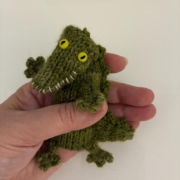 Tutorial em PDF de Tricô de Crocodilo de Pelúcia - Brinquedo de Pelúcia ...