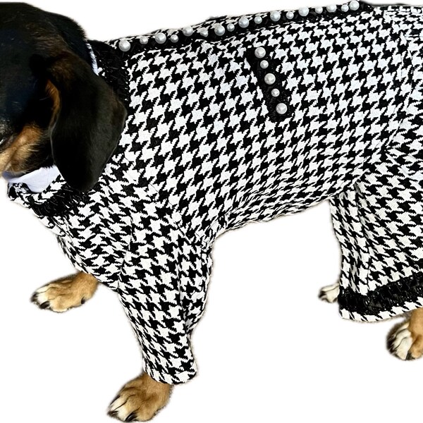 Cozy Cotton Dog Pajamas, Cute Small Dog Outfit, Designer Dog Clothes ...