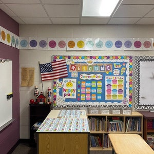 Groovy Retro Varsity Bulletin Board Letters, Letter Clipart, Printable ...