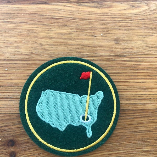 Embroidered Iron-on Green USA Golf Patch Applique Golfin - Etsy