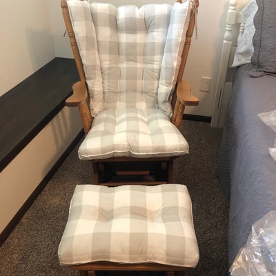 Wingback Rocker Replacement Cushions / Canadian Rocker Cushions ...