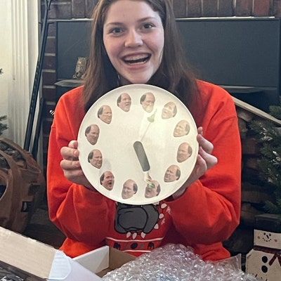 Kevin Malone Broccoli Clock the Office Gag Gift or Funky Home Decor ...