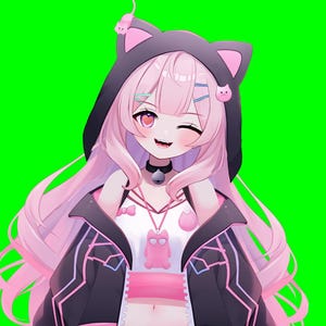 Puppy Girl Vtuber Avatar 2d Live 2d With 5 Expressions iPhone Traking ...