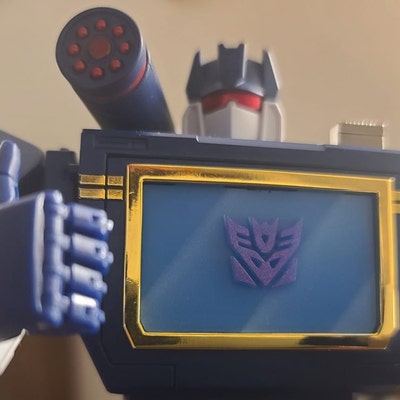 Custom Decepticon Chest Insert for Fans Toys RP-01 Acoustic Wave and RP ...