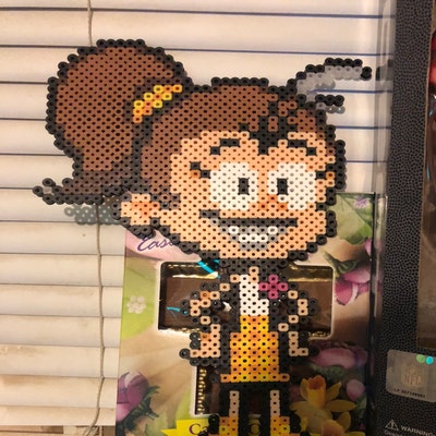 Princess Peach Stained Glass Perler FREE U.S. SHIPPING - Etsy