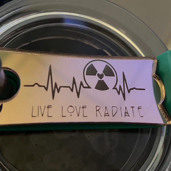 Radiation Symbol Mandala Glossy Sticker, Rad Tech, Radiologic ...