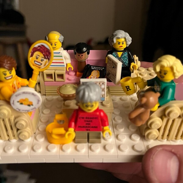 Golden Girls Count Bessie & Baby Lego Set W/ Canvas Art Brick - Etsy