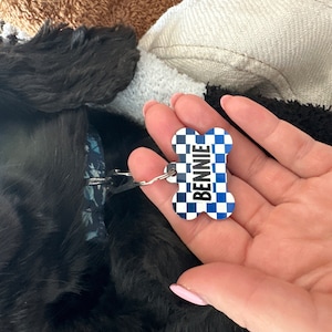 Retro Smiley Dog Tag Retro Dog Tag Pet Tag Custom Dog Tag Personalized ...