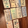 Pack of 10 Rustic/worn License Plates From at Least 7 Different States ...