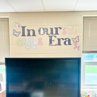 In My Era Bulletin Board Kit Retro Groovy Classroom Decor, Classroom ...