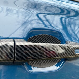 Mini Cooper Checkered Flag Auto Accessory New Car Door Handle Scratch ...