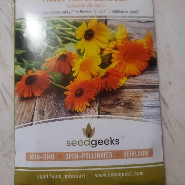 Calendula Officinalis, Fancy Mix Heirloom Seeds, Flower Seeds - Etsy