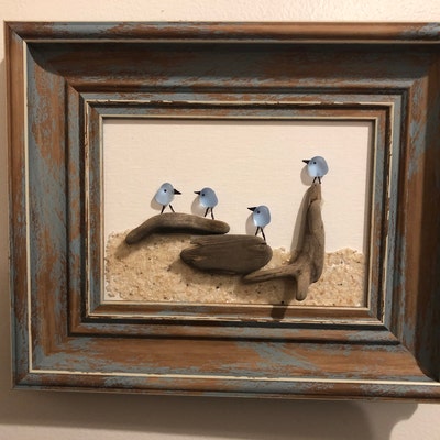 Beach Shadow Box Diorama - Etsy