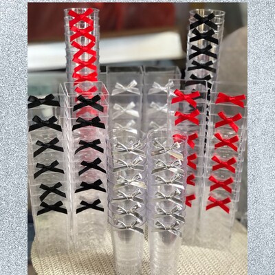 100 Bows Color Choice Sewing Pretiedsatin Bows Peach - Etsy