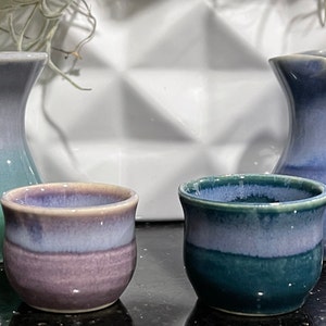 IN STOCK, Pansy Purple Miniature Pot, Tiny Hand Thrown Bowl, Miniature ...