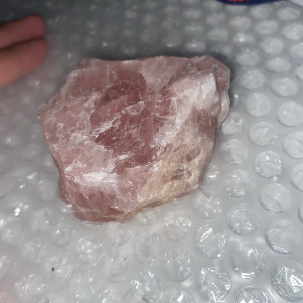 Raw Rose Quartz, Deep Pink Calming Rose Quartz, Energy Vibration of ...