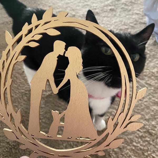 Wedding Cake Topper, Princess and Prince Cake Topper, so This is Love ...