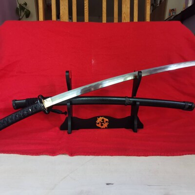 Handmade Yamato Katana Real, Hand Forged Yamato Cosplay Replica 1095 ...