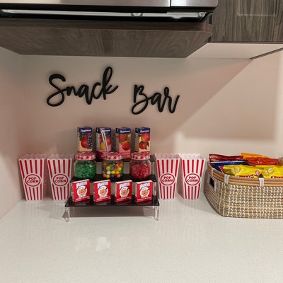 Snack Bar Sign Snack Bar Cutout Sign Snack Bar Word Cut Out Farmhouse ...