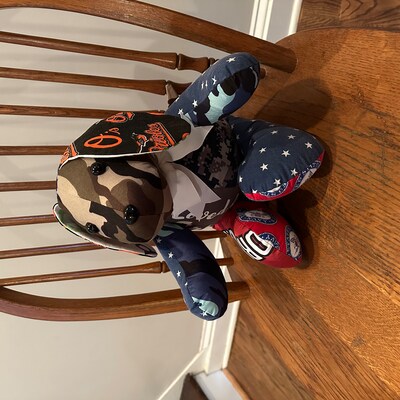 Memory SQUIRREL Handmade Keepsake Animal Made From Love One's Clothing ...