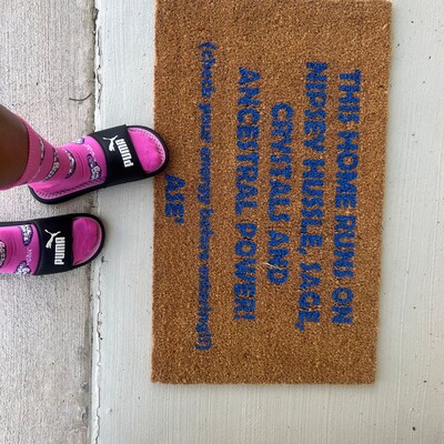 Leave Bad Vibes at the Door Doormat - Etsy