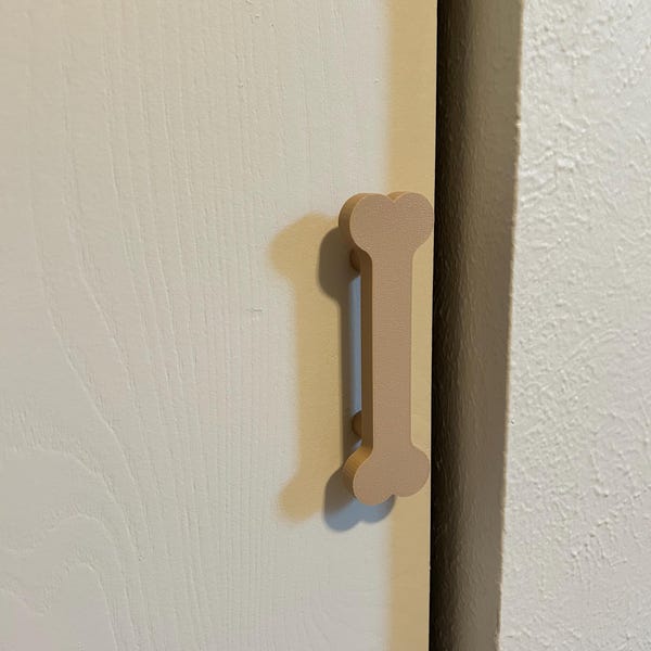 Bone Drawer Pull | Dog Themed Drawer Pull, Two Screws Handle - Etsy