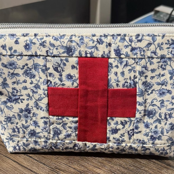 Two-toned Boxy Pouch PDF Sewing Pattern | 4 Sizes | Makeup and Toiletry ...