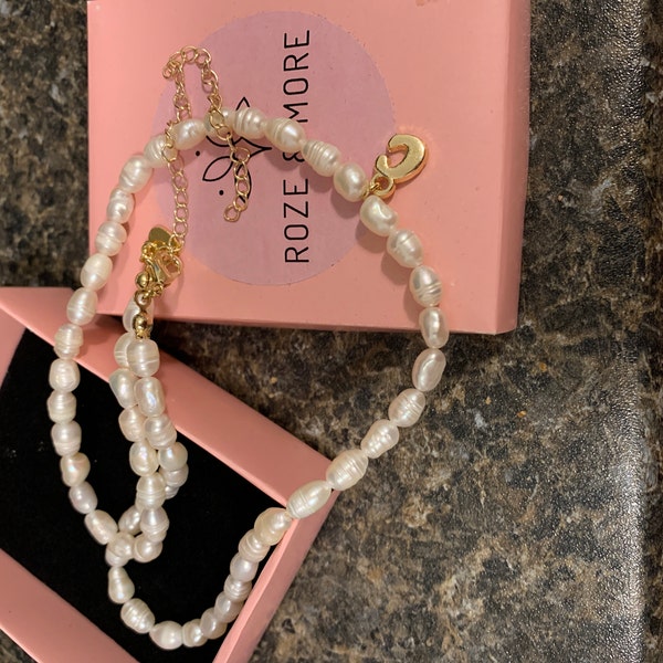 Dainty Cute Flower Necklace Daisy Flower Necklace Beaded Pearl Necklace ...