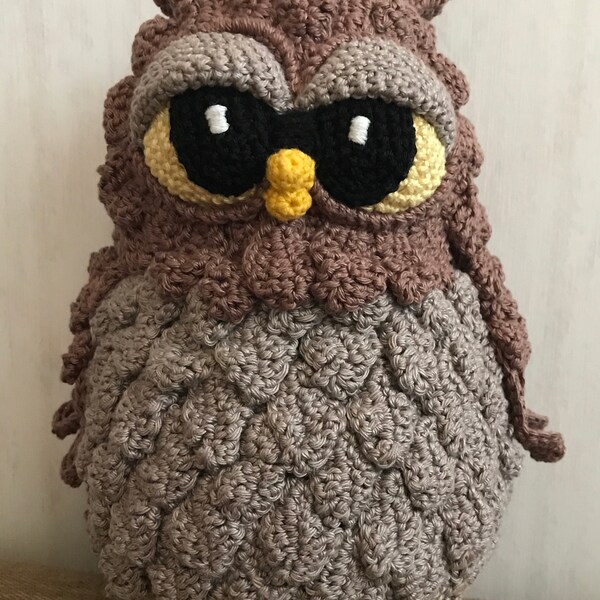 Crochet Pattern Owl, Pattern Amigurumi Toy Owl, Tutorial Crochet Toy ...