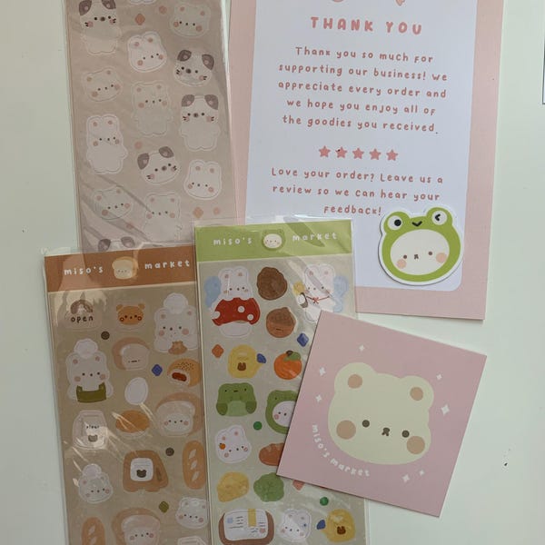 Miso Bakery | Holographic Deco Sticker Sheet | Journaling, Planner ...