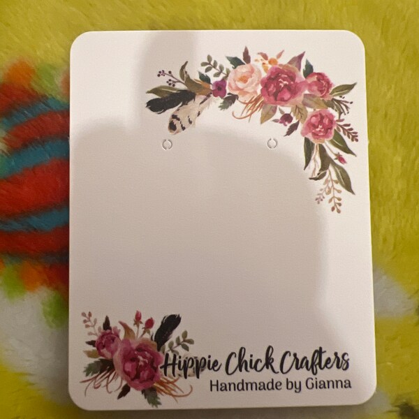 Claw Clip Cards, Personalized Packaging and Hanging Cards for 2 and 4 ...