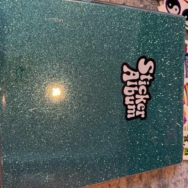 80's Sticker Album - Glitter! - Etsy