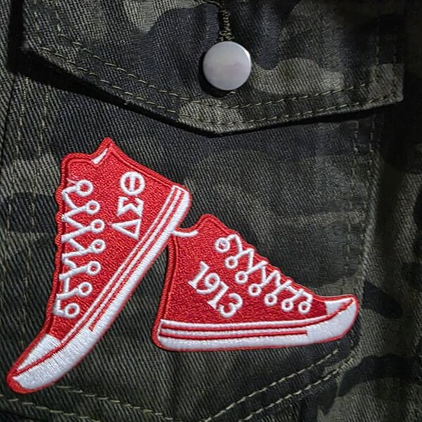 Delta Sigma Theta Embroidery Patches - Sorority Iron on Embroidered ...