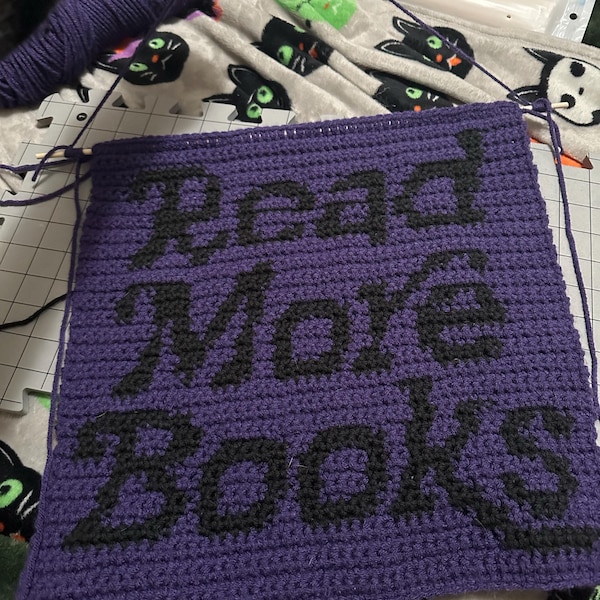 Crochet Tapestry Pattern - Not Your Grandma's Bathroom Sign - Have A ...