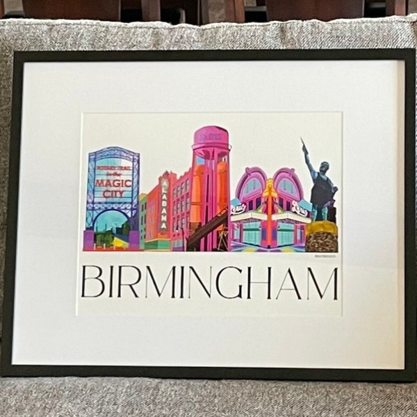 Magic City, Birmingham Rotary Trail, Alabama Art, Alabama Decor, Sign ...