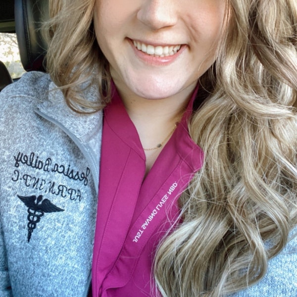 Ladies Personalized Doctor Jacket, Embroidered Dr Jacket, Medical ...