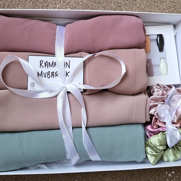 Scarf/hijab Luxury Gift Set Eid,ramadan,birthdays,weddings,any ...