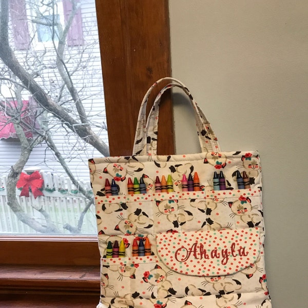 Crayon and Craft Bag- Immediate Download of PDF Sewing Pattern - Free ...