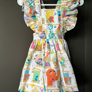 Sesame Street Inspired Dress FREE SHIPPING Made to Match Vintage Romper ...