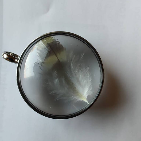 Magnetic Heart Shaped Glass Memory Locket Keychain, 35mm X 35mm ...