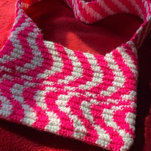 Wavy Psychedelic Tote Bag Crochet Pattern - Etsy