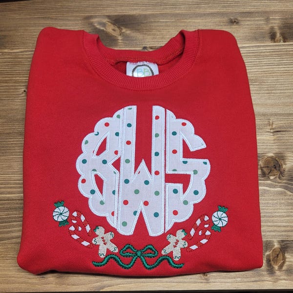 Sketch Fill Firecracker Monogram Frame With Vintage Stitch Star Detail ...