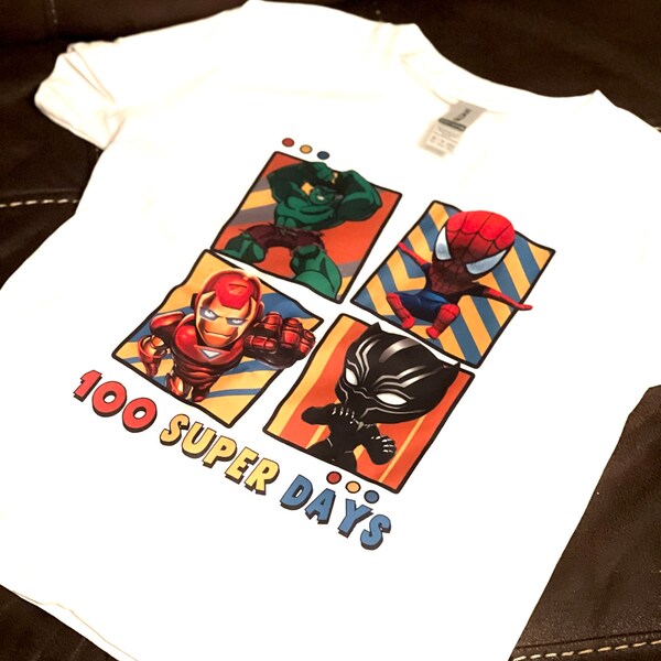 100 Super Days Png, Funny Coloful Rainbow 100th Day of School Png ...