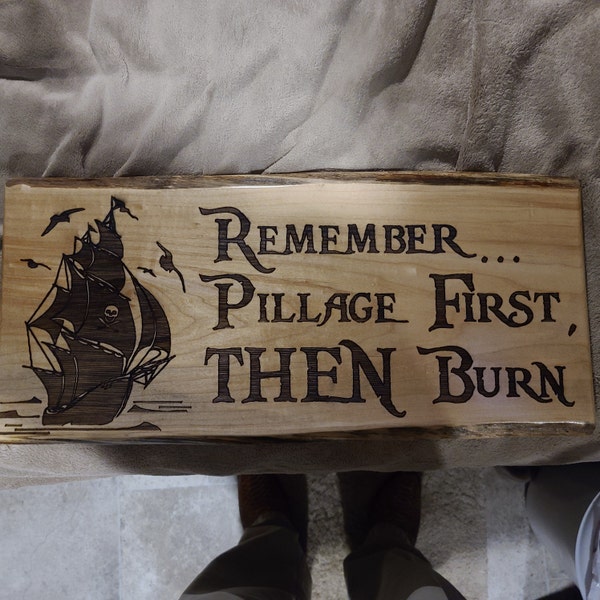 Personalized, Laser Engraved, Pirate Sign, Custom Boat Sign - Etsy