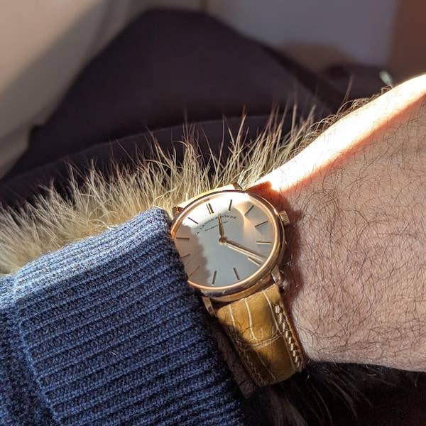 Premium Ostrich Watch Strap, Handmade Ostrich Leg Watch Band ...