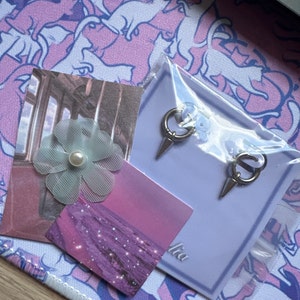 Star Link Earrings Grunge Jewelry Hypoallergenic Y2k Goth Edgy Alt ...