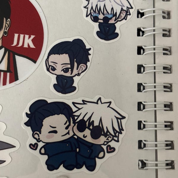 JJK Anime | Chibi Vinyl Stickers | Glossy, Matte, Holographic - Etsy