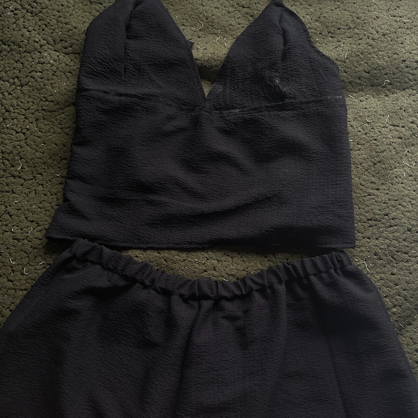 Halter Neck Crop Top Sewing Pattern, Flower Crop Top Pattern, Lace up ...