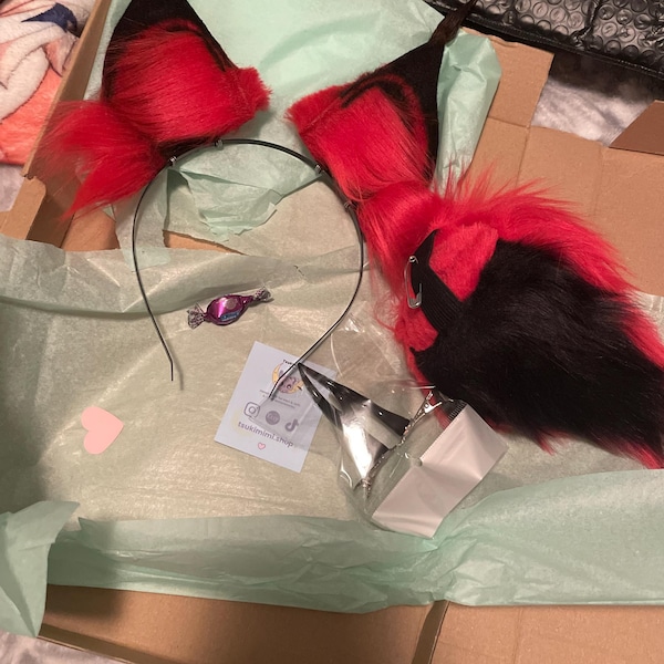 Catra Cosplay Ears and Tail She-ra and the Princesses of Power Catra ...