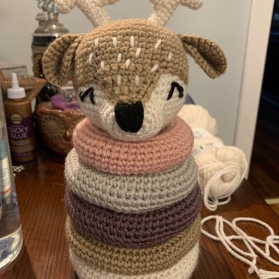 PDF Pattern: Little Deer Stacking Ring Crochet Toy (Download Now) - Etsy